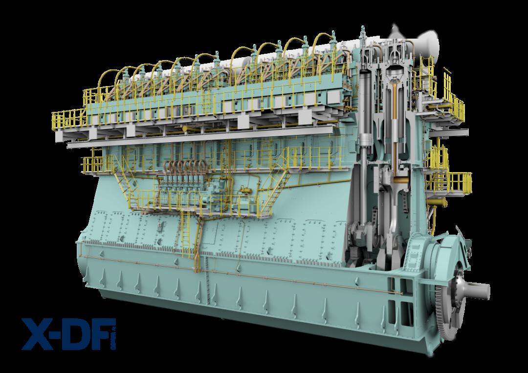 世界最大船用双燃料低速机全球“云”发布_造船