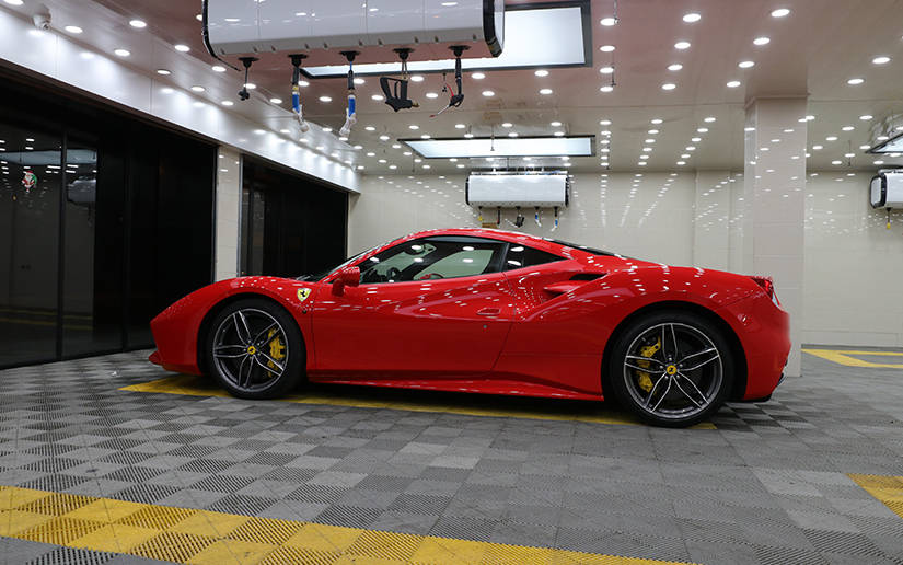 法拉利488 红色 YEECAR车衣 效果-搜狐大视野-搜狐新闻