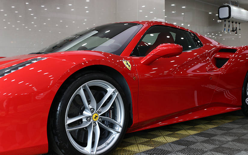 法拉利488 红色 YEECAR车衣 效果-搜狐大视野-搜狐新闻