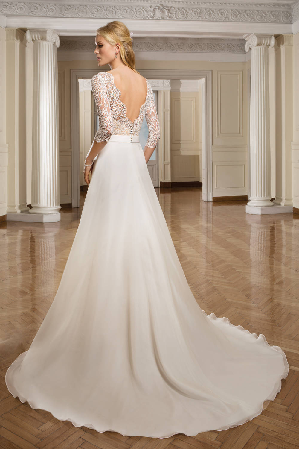 顶级手工婚纱品牌Demetrios Cosmobella系列婚纱25-搜狐大视野-搜狐新闻