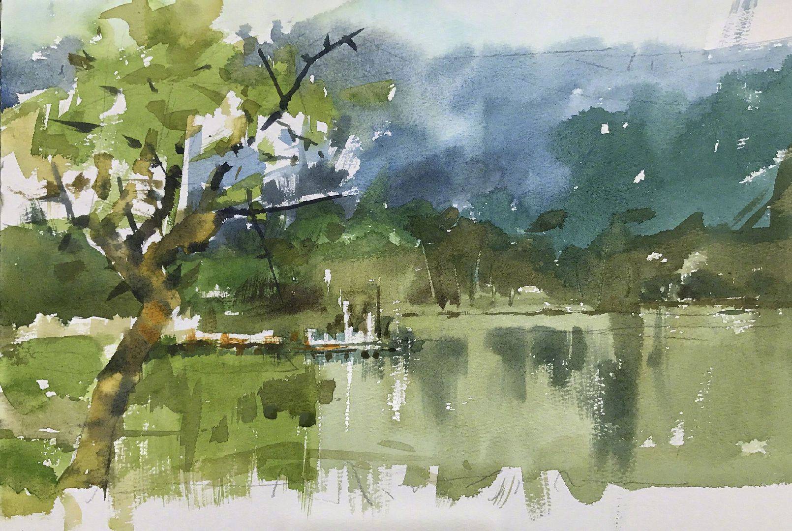 水彩画家 Nirupan Korwan 绘画作品欣赏 -搜狐大视野-搜狐新闻