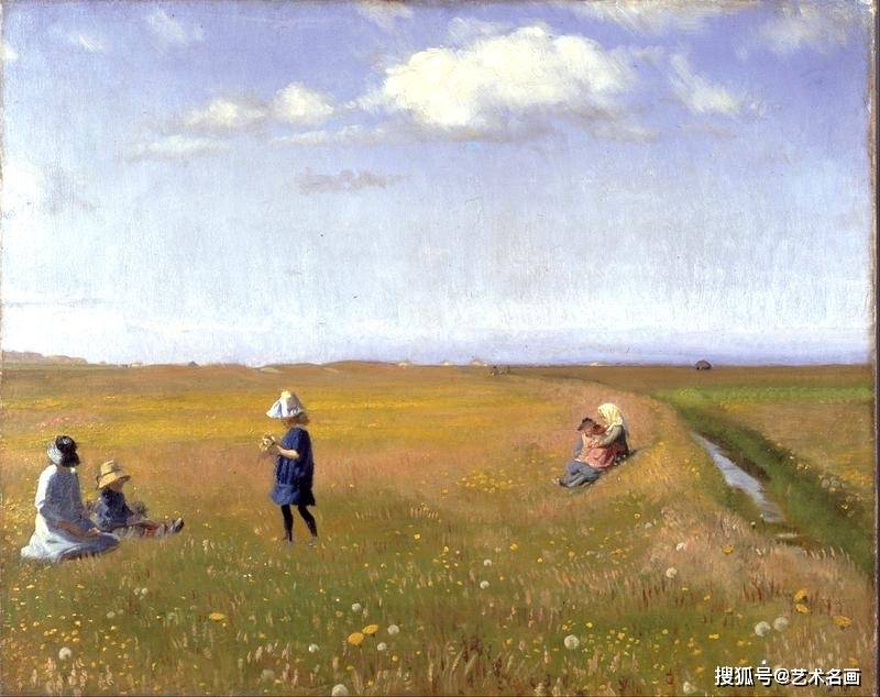 丹麦现实主义艺术家-迈克尔·彼得·安彻绘画作品 -6park.com