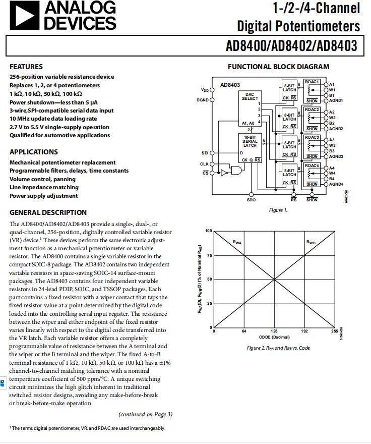 ASEMI代理AD8400ARZ10-REEL原装ADI车规级AD8400ARZ10_搜狐汽车_搜狐网