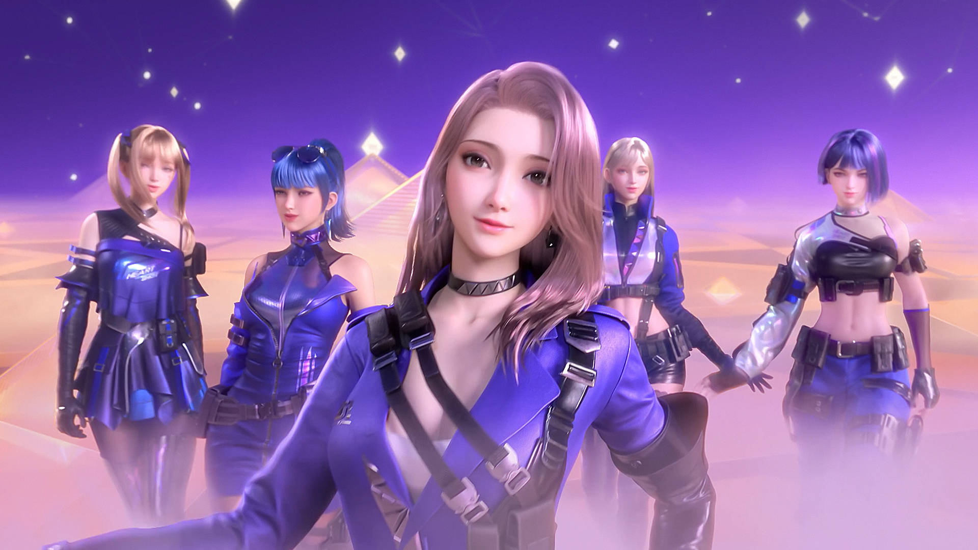 CF穿越火线高清壁纸：HeartShot电竞女子战队-搜狐大视野-搜狐新闻