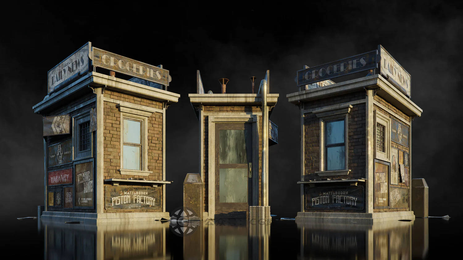 虚幻3D黑化乌托邦43G资产下载 - CG港-官网入口