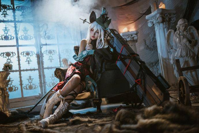 cos：明日方舟浊心斯卡蒂Cosplay正片14P-搜狐大视野-搜狐新闻