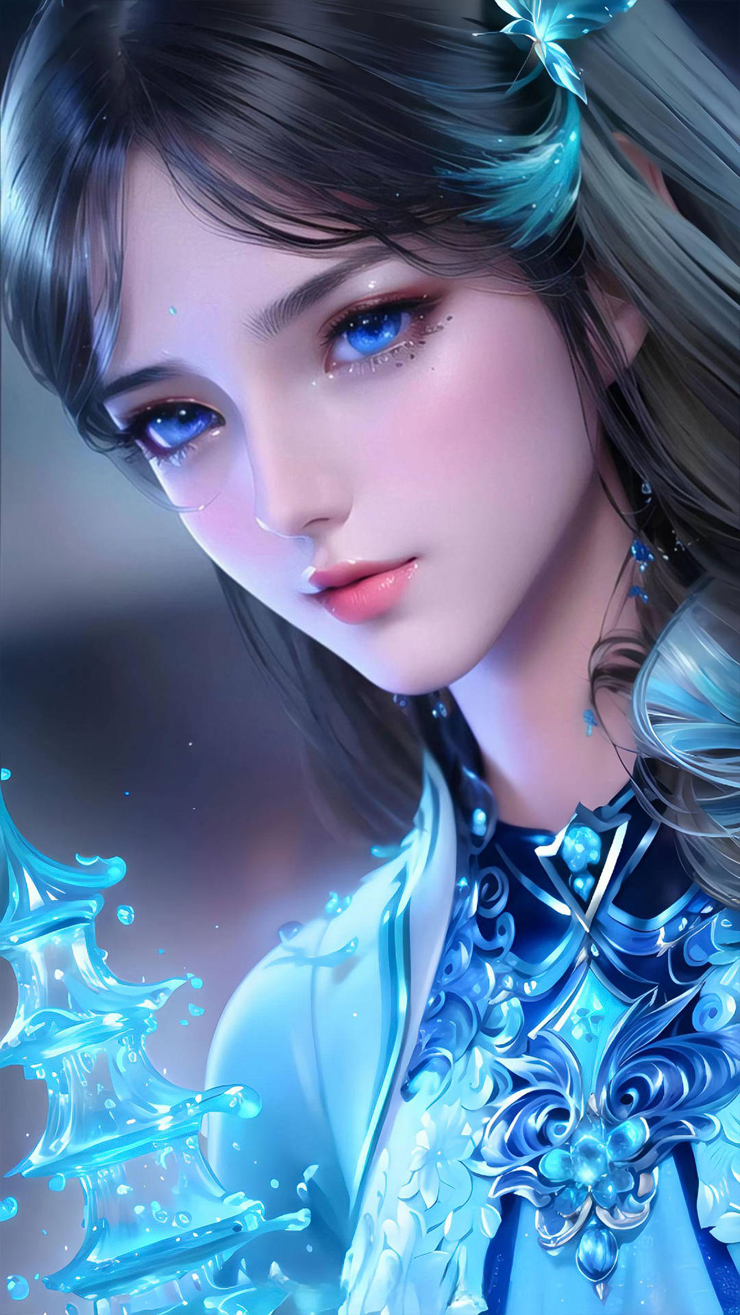 斗罗大陆宁荣荣AI手机壁纸：七宝琉璃宗的掌上明珠-搜狐大视野-搜狐新闻