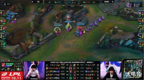 LOL-LPL：夏季赛首战就突破春季赛的成绩，V5 2: 0击败DMO拿到首胜_比赛