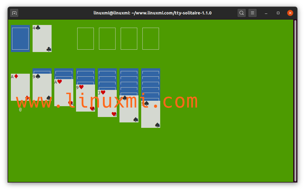 在Ubuntu终端中玩单人纸牌游戏-搜狐大视野-搜狐新闻