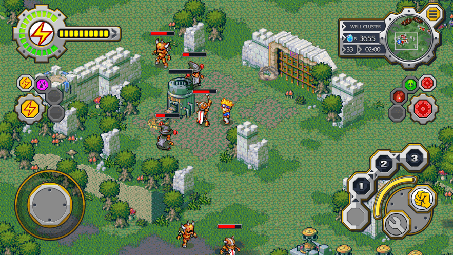 【IOS游戏推荐】推荐一款经典日式RPG玩法的冒险游戏，快来征服魔王，保卫自己的家园_哈士奇