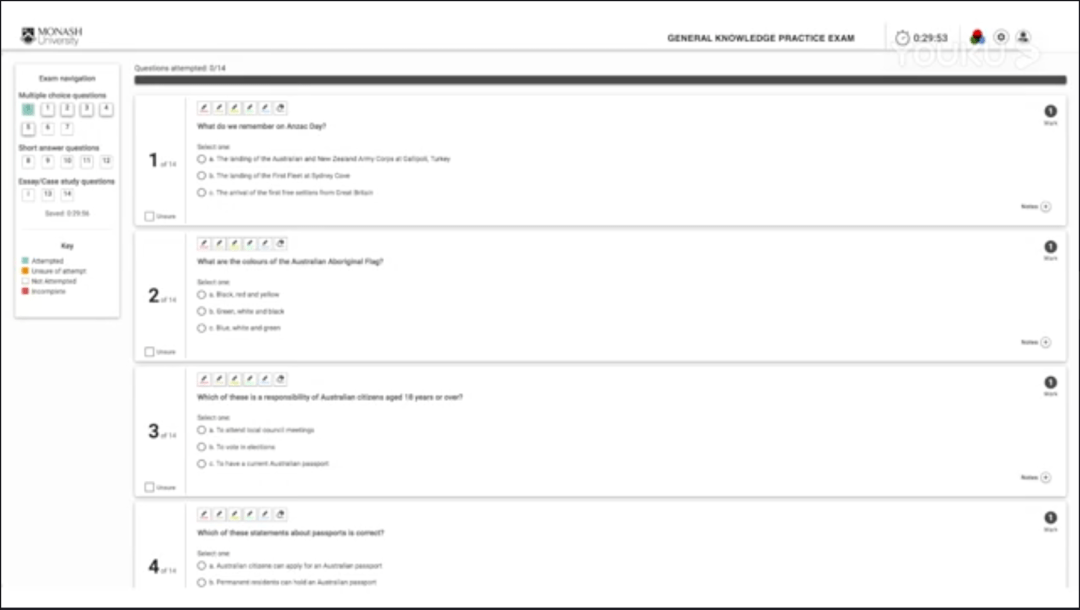 Monash eExam全攻略！Zoom监考/普通监考/不监考有什么区别？_考试