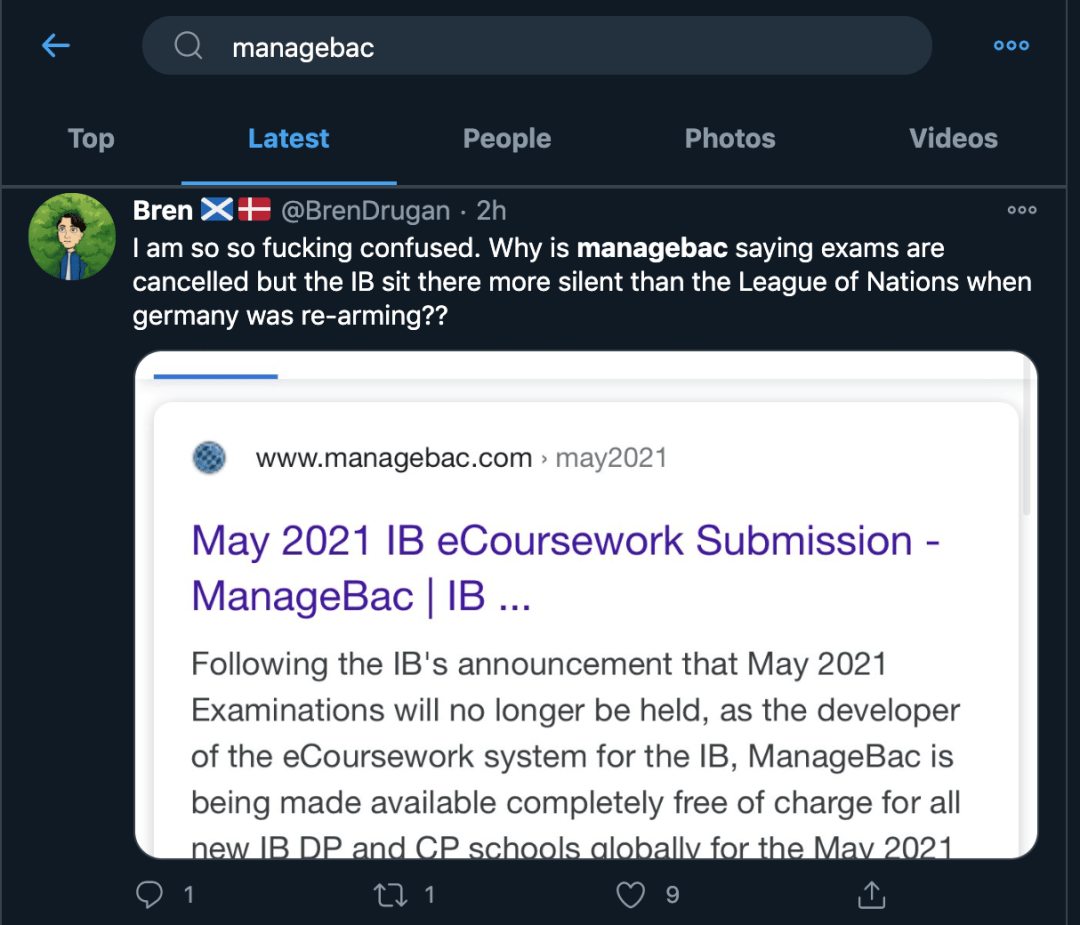 2021年IB大考是否会取消？ManageBac疑泄漏IB官方内幕..._考试