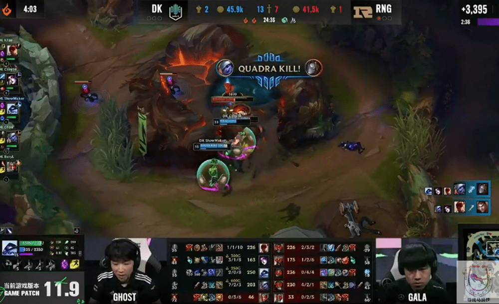 ShowMaker展现英雄池差距Khan盲僧主宰比赛_中路