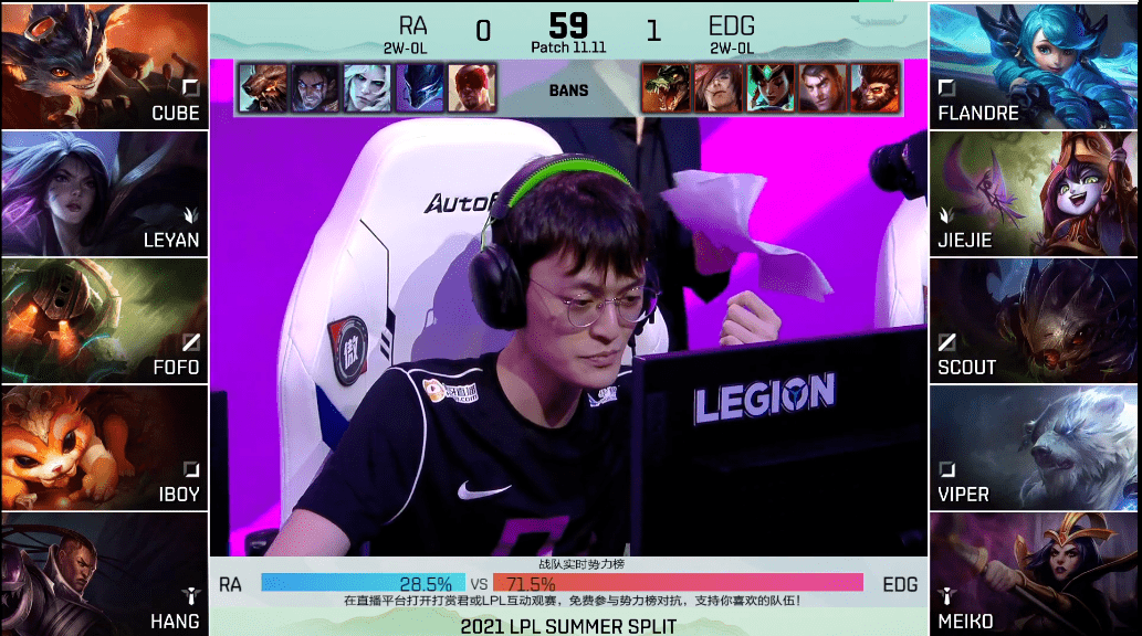 EDG大胜，软辅的秘密_露露