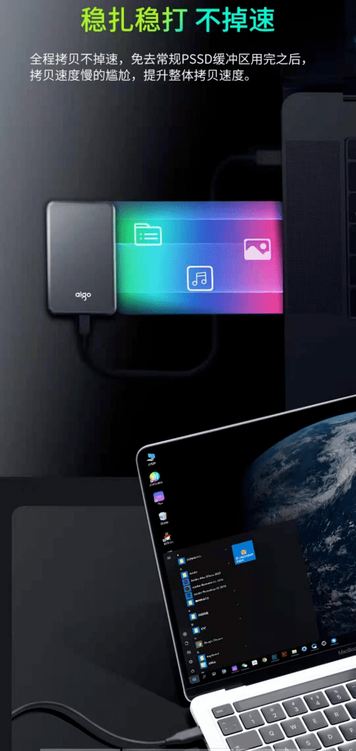 移动存储行业的领导者：aigo S7 PRO高效移动固态硬盘面世_爱国者