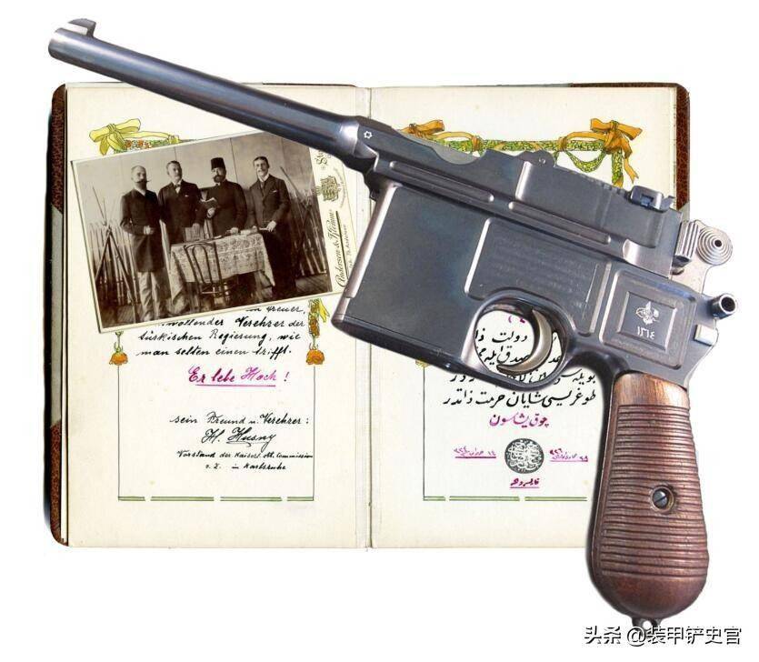 毛瑟C96首个官方版本，如今身价20万，枪身数字为何标有1314？_波斯