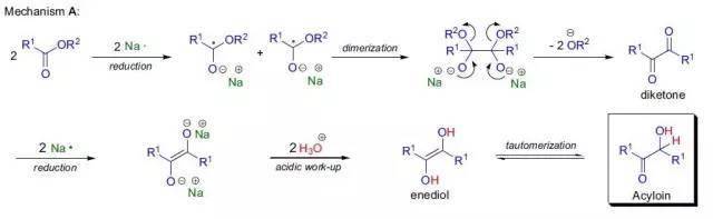 酮醇缩合反应（acyloin condensation）_羟基