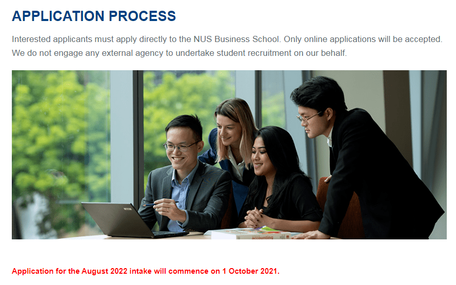 NUS商学院公布22Fall申请时间！各专业申请时间一览（更新）_Master