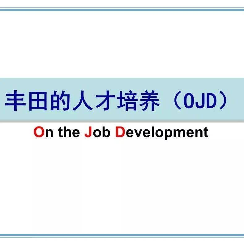 丰田人才培养(OJD)