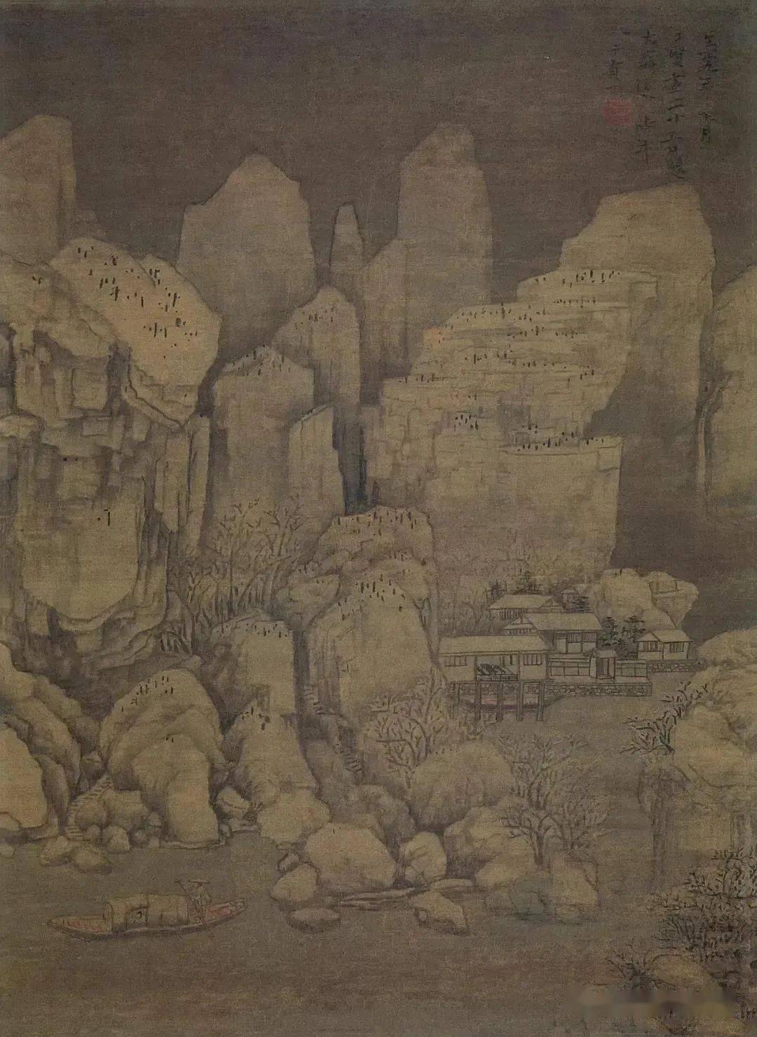 他，因晚年画了一幅长卷而名扬四海_元代