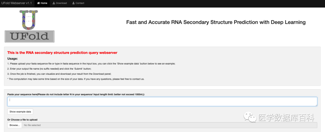 UFold | RNA二级结构预测_科研_实验_工具
