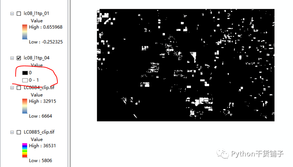 干货分享 | 利用Python和ArcGIS计算并绘制NDVI_运算_float_数据