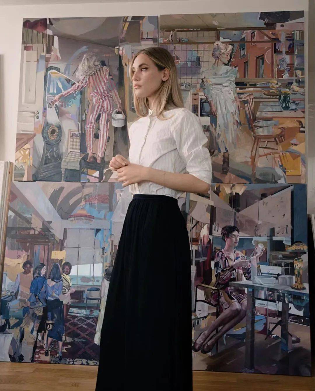 从超模冠军到全职画家_Alice_Herbst_艺术