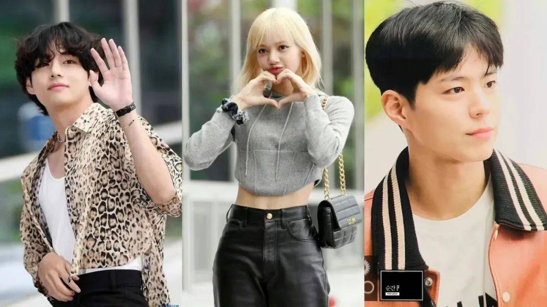 Lisa金泰亨朴宝剑出发巴黎时装秀，三人路透太养眼啦！_组合_音乐_Tae