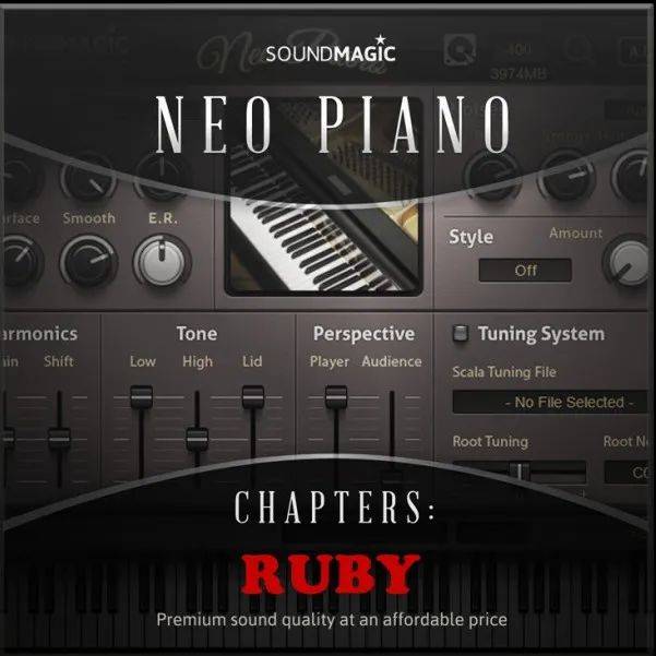 Sound Magic 发布 Neo Piano Chapters: Ruby 经典雅马哈钢琴音源_com_音色_广告