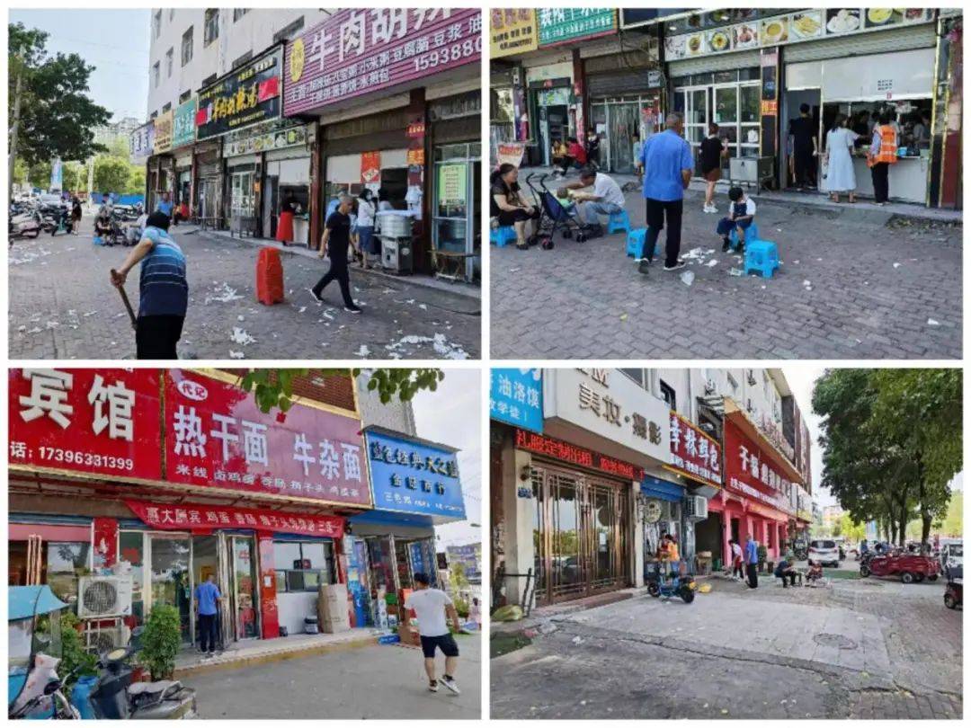 【唐河城事】8月26日唐河发生的事唐河执法大队对早餐管理,摊点保持店外卫生干净整洁,无店外经营。维修户籍杨某