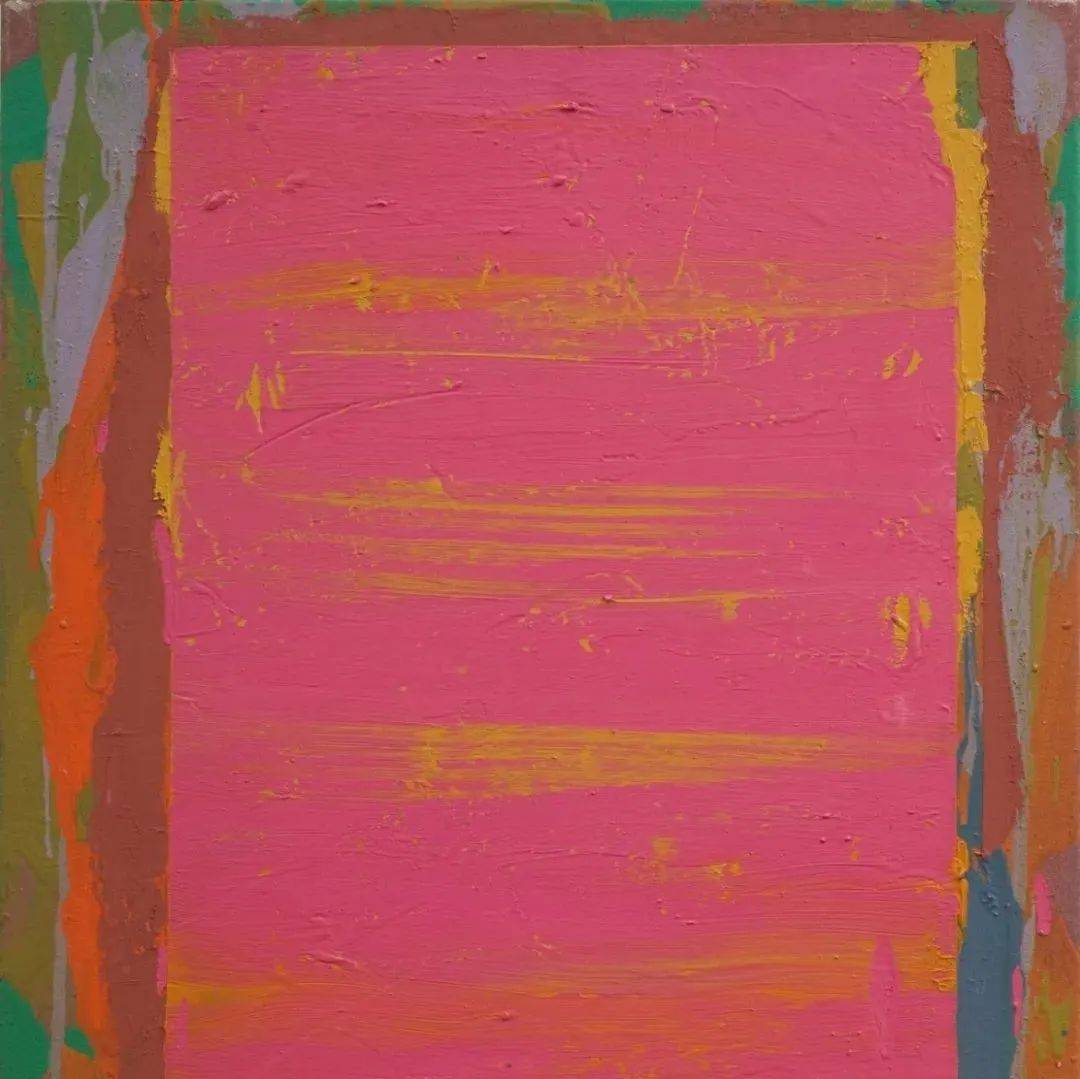 绘画欣赏——John·Hoyland_伦敦_英国_微信