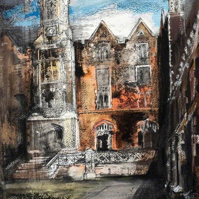 多才多艺的艺术家John Piper_作品_英国_创作