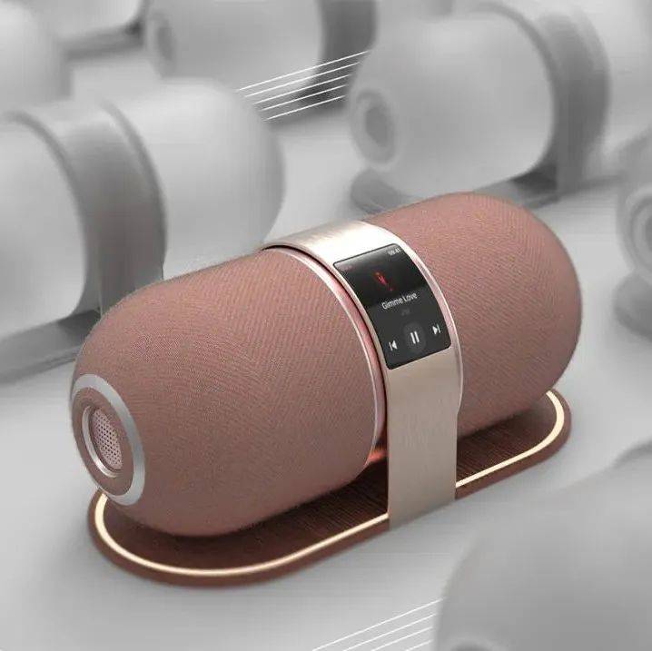 为生活“减负”——便携产品设计_Ocelli_Space_扬声器