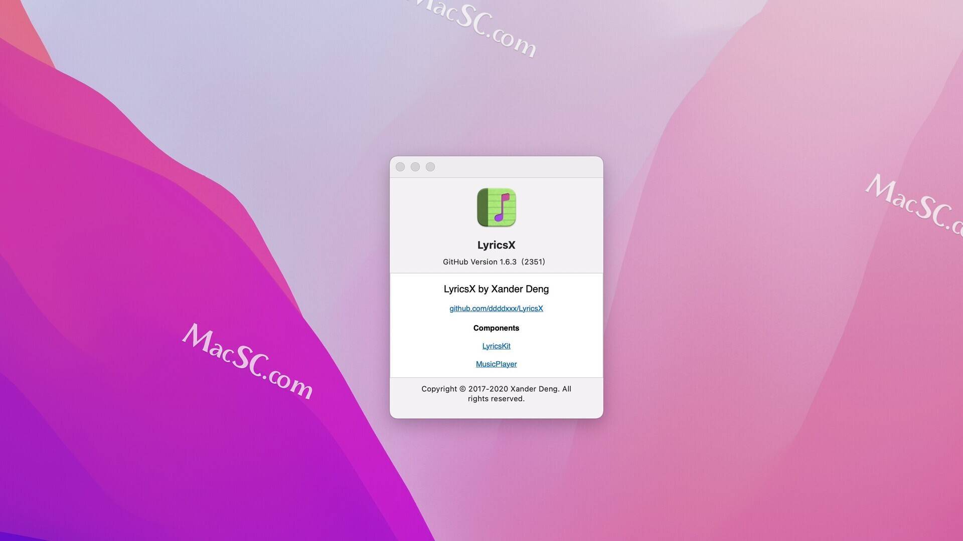 mac电脑桌面歌词显示器LyricsX for Mac下载-WIN11问题-电脑信息分享