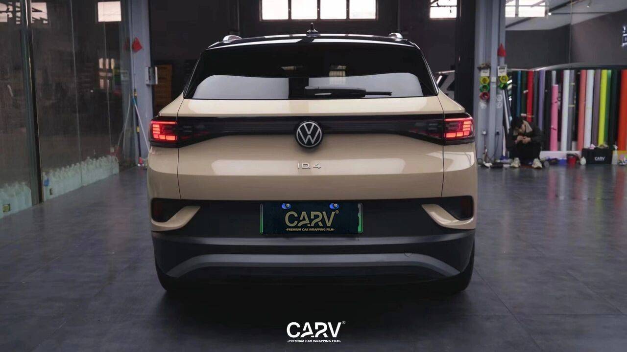 大众卡孚CARV改色膜沙漠黄，没有浓墨重彩的装饰，看上去也很清爽_搜狐汽车_搜狐网