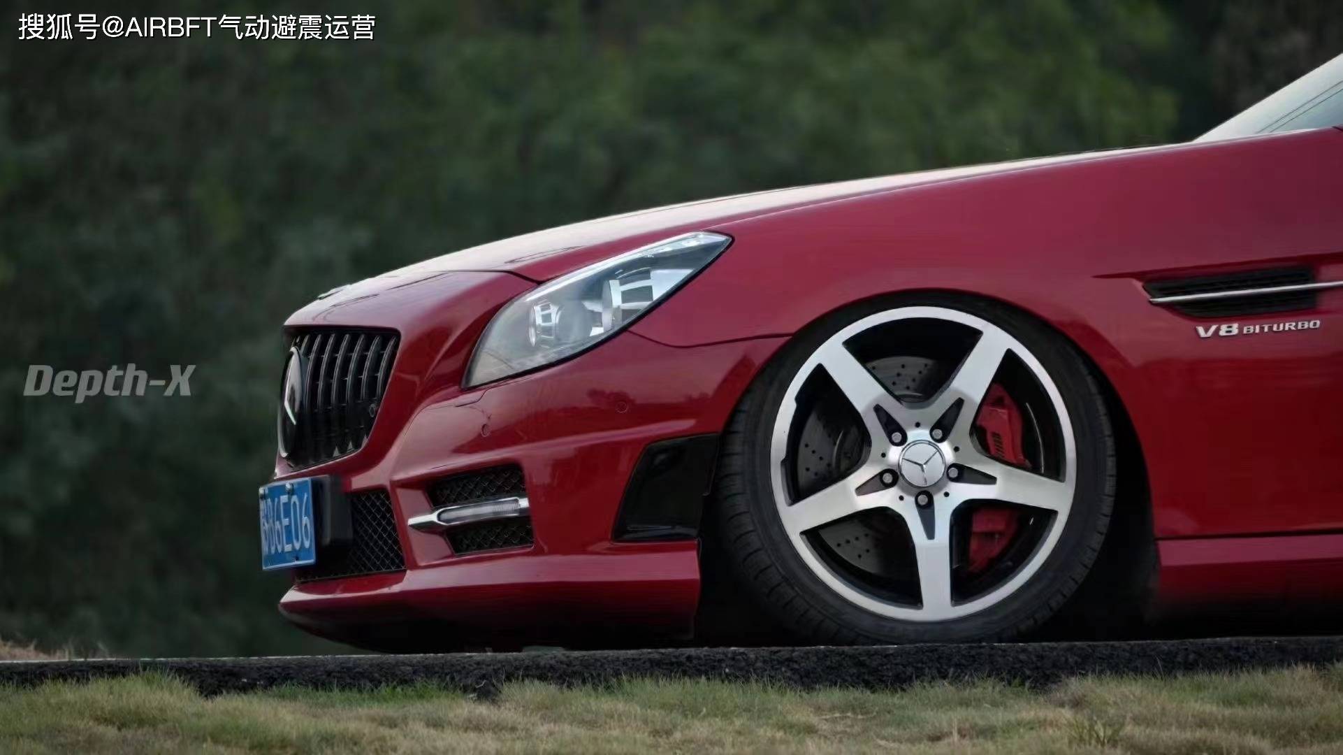 #优雅中的玫瑰#奔驰SLK#AIRBFT气动避震_搜狐汽车_搜狐网