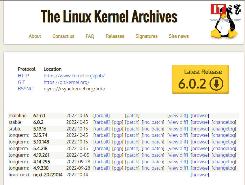 首个Linux Kernel内核6.1 RC预览版发布_版本_支持_系列