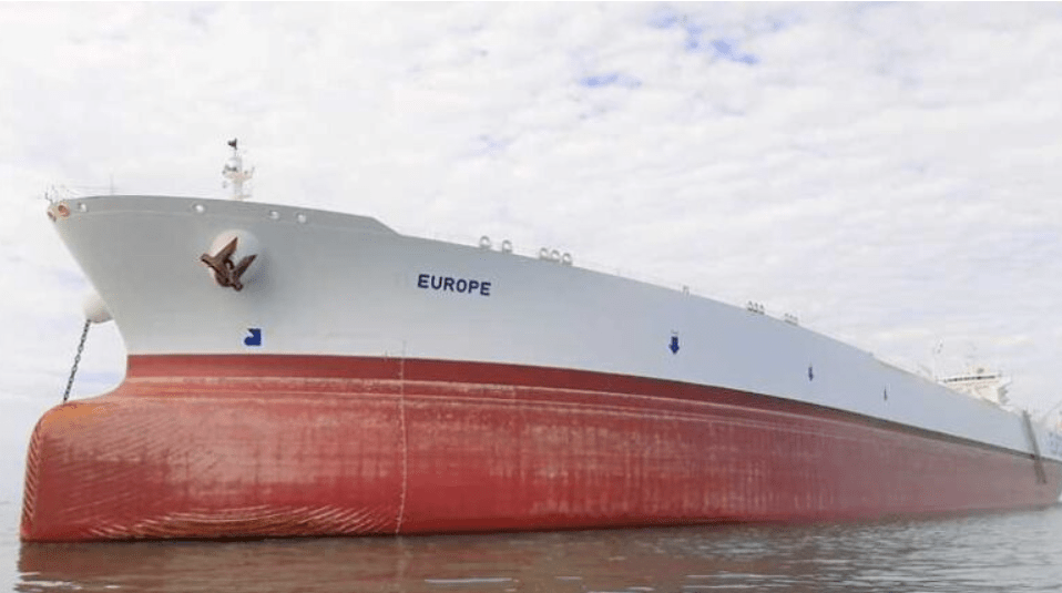 全球最大油轮---441600DWT“ULCC Europe”轮卖出3470万美元！_Euronav_利润_船只