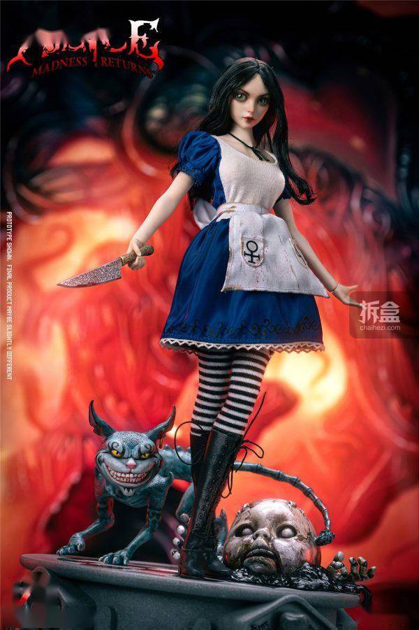 龙山重工 爱丽丝疯狂回归 ALICE 1/6游戏可动兵人女人偶_官方_地台_仿真