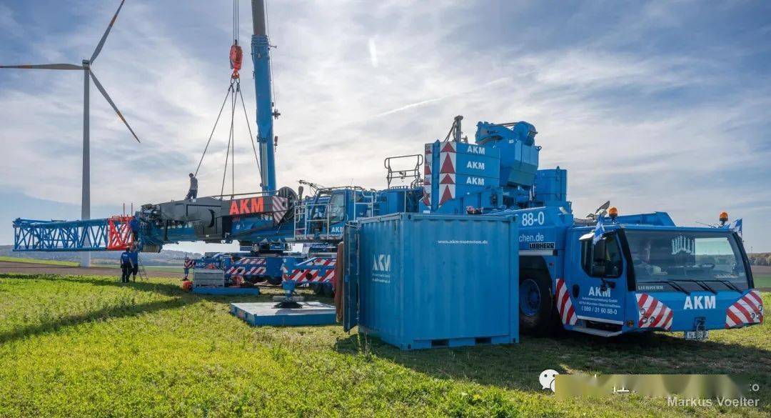 赏心悦目的起重美图，利勃海尔 LTM1650 AKM 吊装 Vestas 风机_搜狐汽车_搜狐网