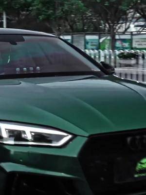 奥迪A5-Ichanger改色膜春羽绿，让都市更灿烂_搜狐汽车_搜狐网