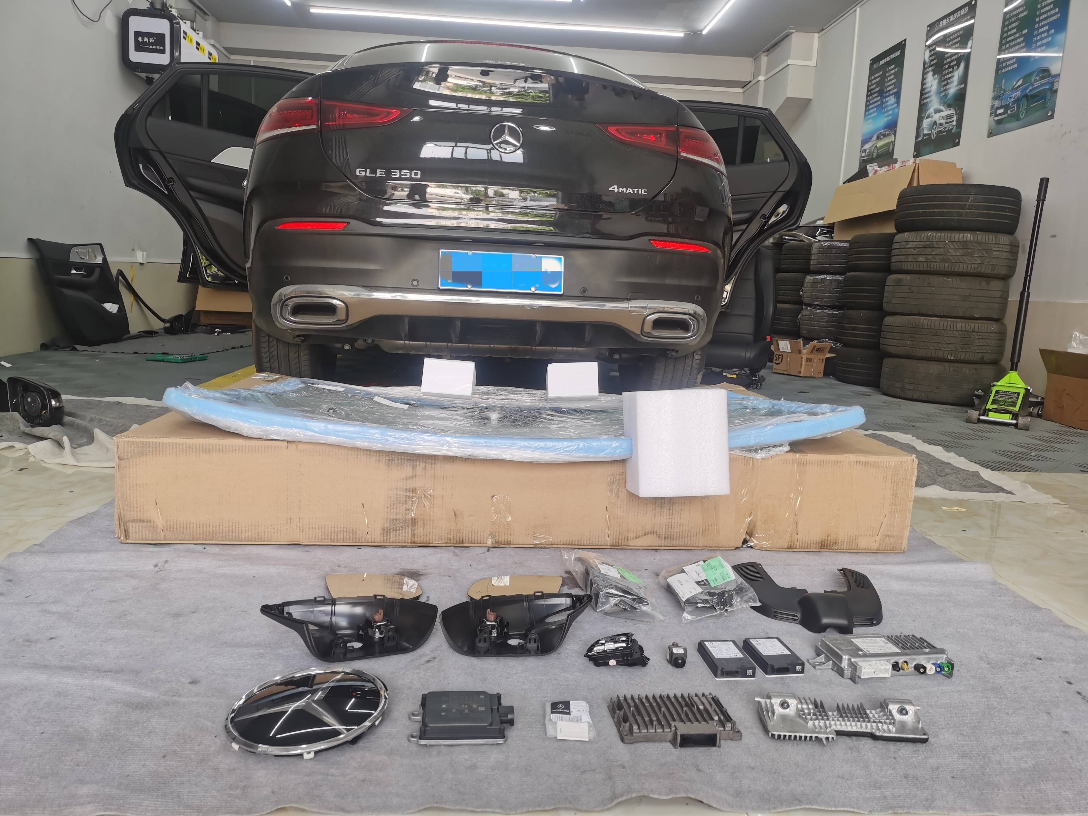 22款奔驰GLE350 Coupe升级23P智能驾驶辅助、360全景影像案例_搜狐汽车_搜狐网