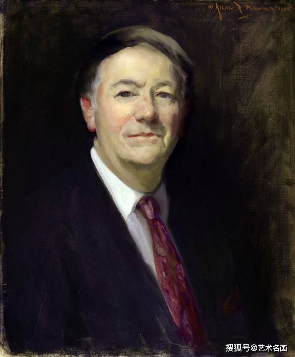 柔美淡雅的肖像油画︱艾伦·R· 班克斯 -6parkbbs.com