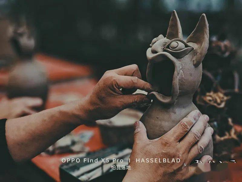 非遗瓦猫——怕瓦落地_创作_手工_昆明