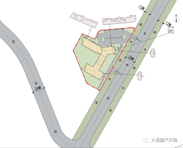 东港K04-1地块配套幼儿园项目规划公示_建设_大连市_地铁