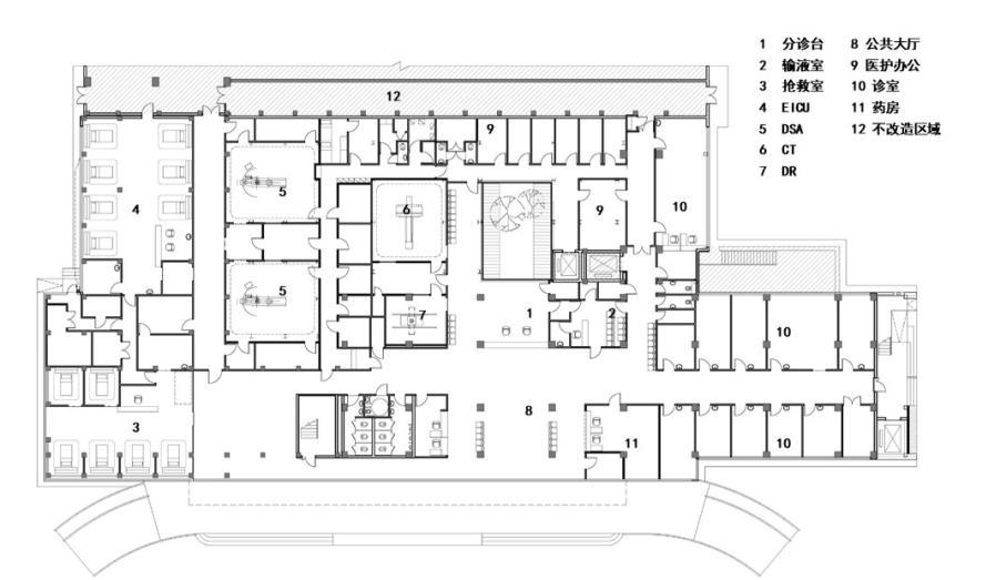 【UAS】中国中医科学院望京医院急诊及重症ICU整体改造建设项目（by 清华建筑设计院）_空间_功能_照片