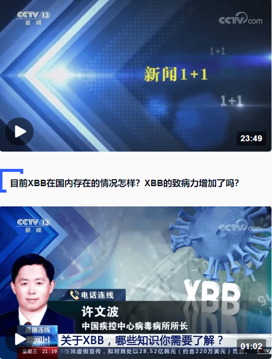 新闻1+1丨关于XBB 哪些知识你需要了解？_分支_龙海若_密克