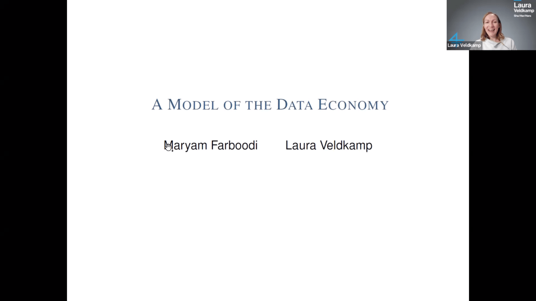 【讲座回顾】北大数字金融Workshop第二讲 | Laura Veldkamp: 数字经济的一个理论模型_数据_研究_企业