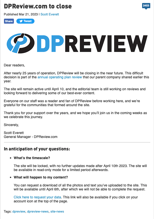 DPReview将于4月10日停止更新_网站_https_原文