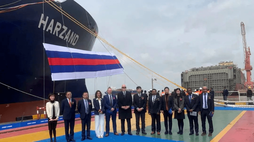 全球首艘世界最大！江南造船交付93000立方米双燃料VLGC丨航运界_船型_中国船舶_市场